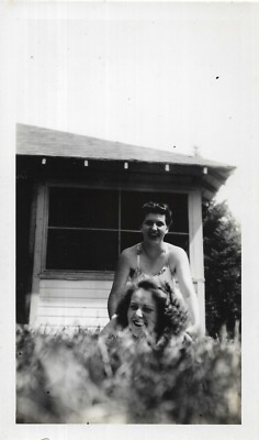 vintage abstract ghostly photo disembodied woman head in front of woman ...