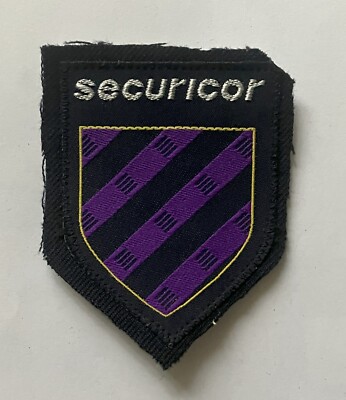 British Securicor private security sleeve patch | eBay