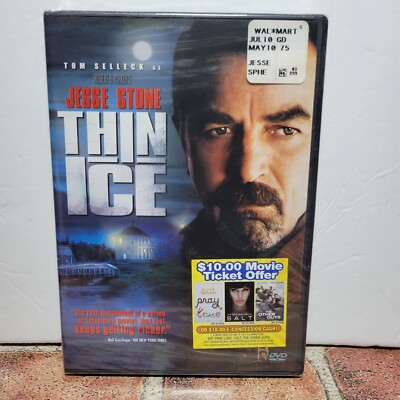 Jesse Stone: Thin Ice (DVD, 2009) Tom Selleck FREE SHIPPING 43396309302 ...