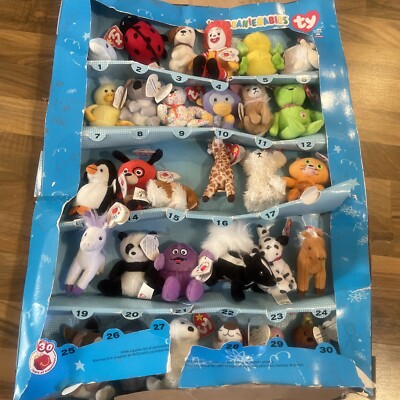 Teenie Beanie Babies, Mcdonald’s 30 yrs of happiness display box ...