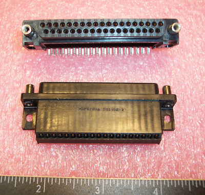 QTY (3) 37 POSITION R/A RECEPTACLES DB-37 SCREWLOCK 745108-2 AMP | eBay