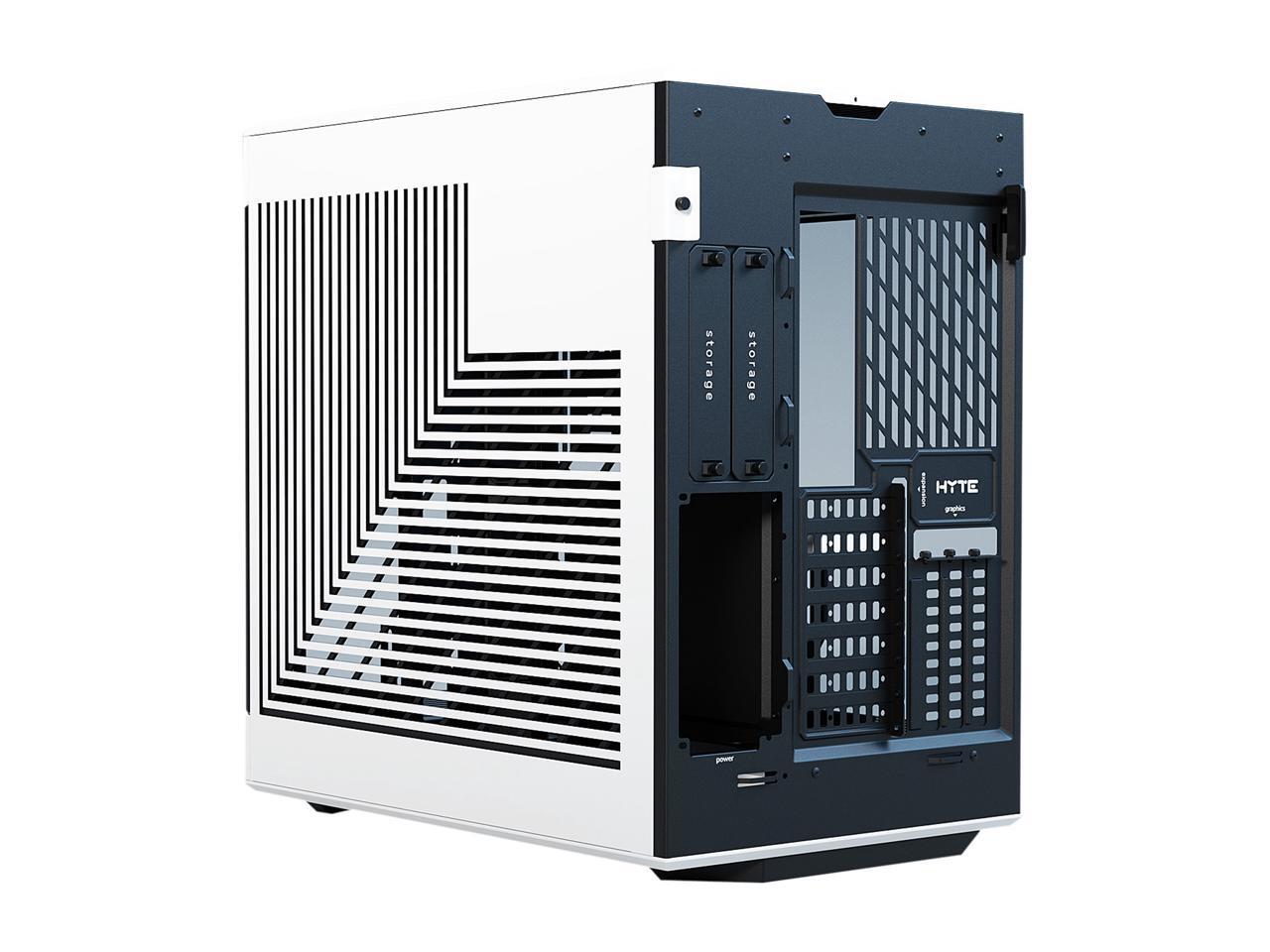 HYTE Y60 CS-HYTE-Y60-BW Black / White ABS / Steel / Tempered Glass ATX ...