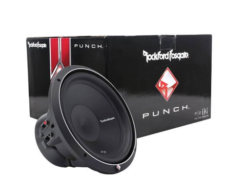 Rockford Fosgate P2D4-12 Punch 12" P2 4-Ohm DVC Subwoofer 780687332709 ...