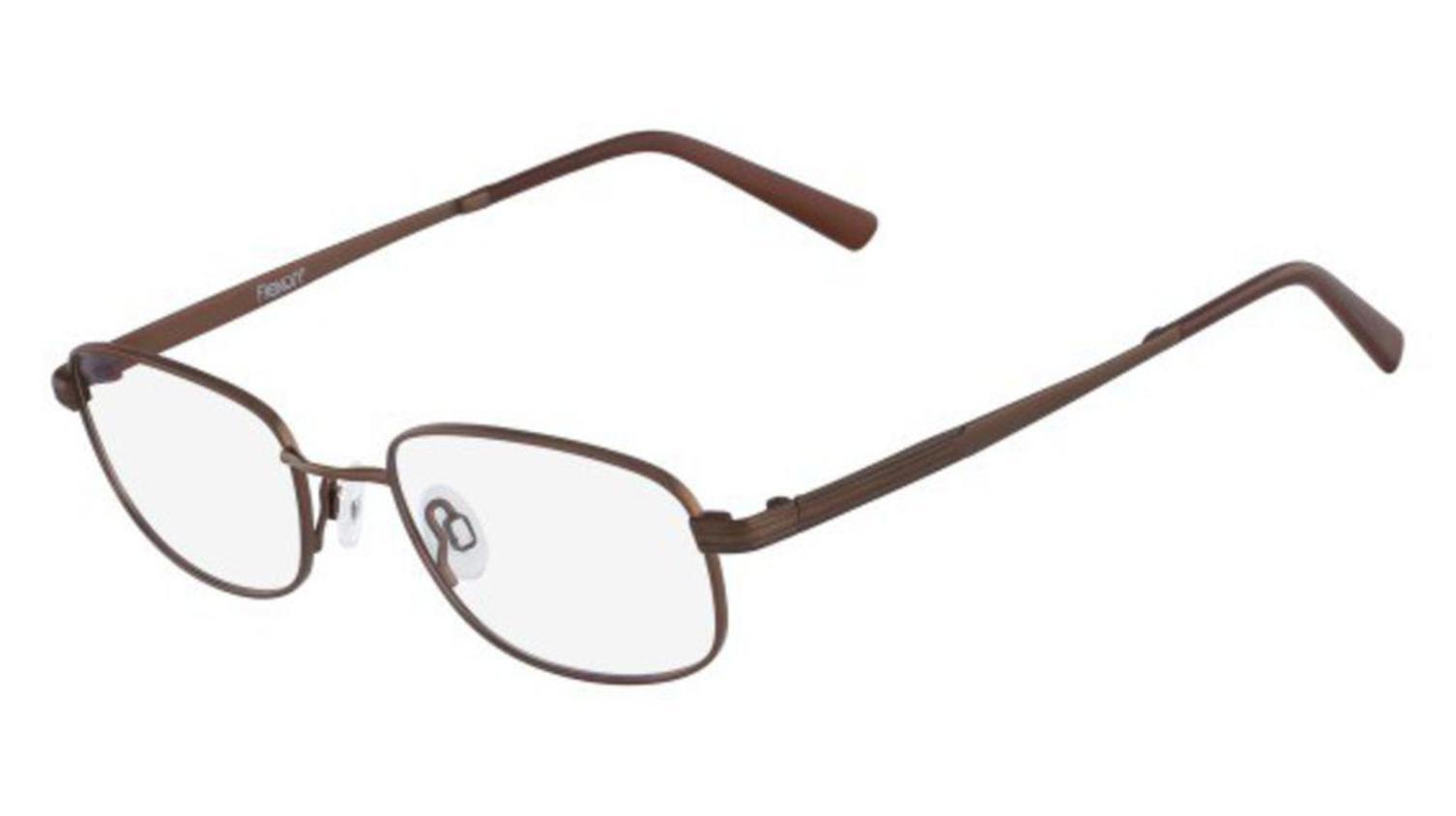 FLEXON CLARK 600 brown 210 Eyeglasses | eBay