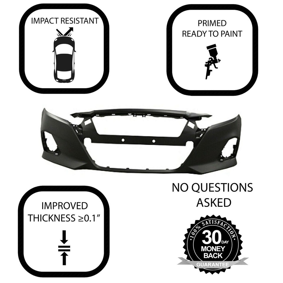 Front Bumper Cover for 2019-2022 Nissan Altima S SL SR SV NI1000324-CF ...
