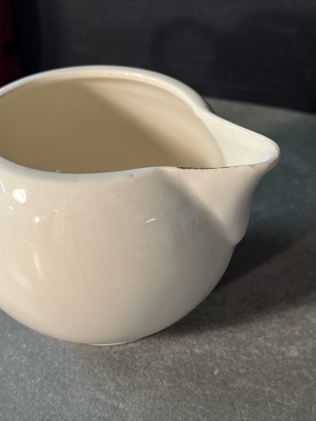 Vintage Harker Pottery Bakerite “Petit Point” Creamer, 22K Gold Accents, 3” | eBay