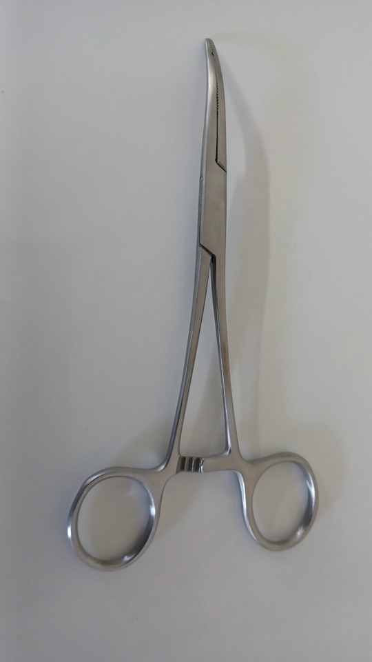 Dermal Anchor Holder 5.5" Body Piercing Forceps 1.7mm Hemostat Clamp ...