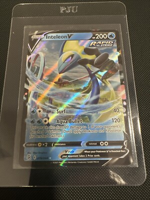 Pokémon TCG Inteleon V Fusion Strike 078/264 Holo Ultra Rare | eBay
