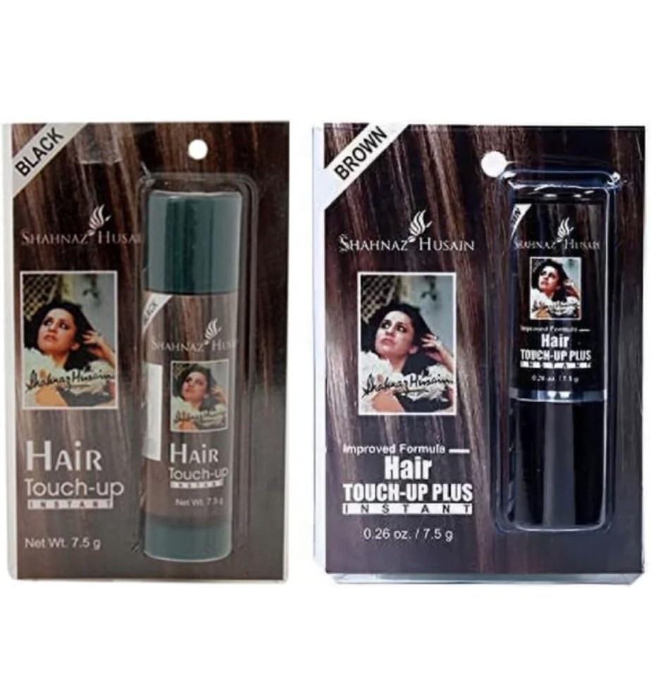 Shahnaz Hair Touch-up PLUS (Instant) 7.5 g (BLACK, BROWN) combo | eBay
