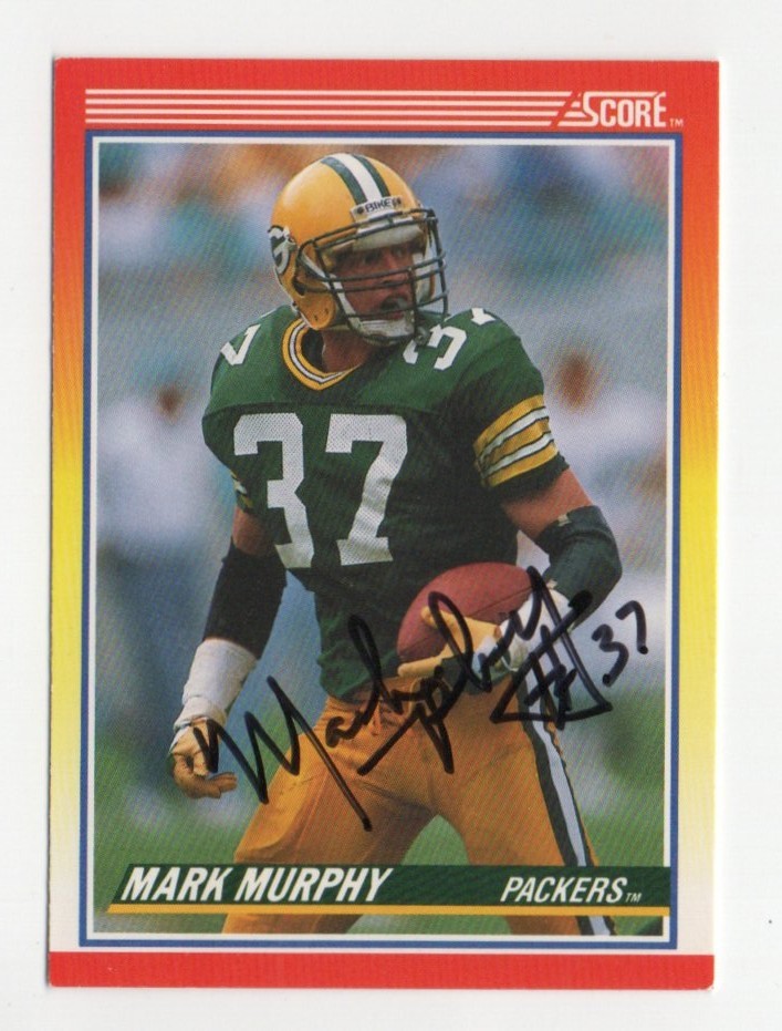 MARK MURPHY GREEN BAY PACKERS 1990 SCORE IP/TTM AUTOGRAPH AUTO | eBay