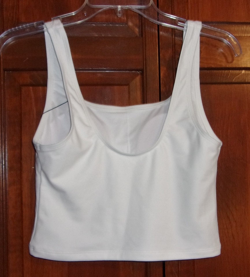 Fashion Nova Maui White Crop Tank Bikini Top - Medium - NEW/TAG | eBay