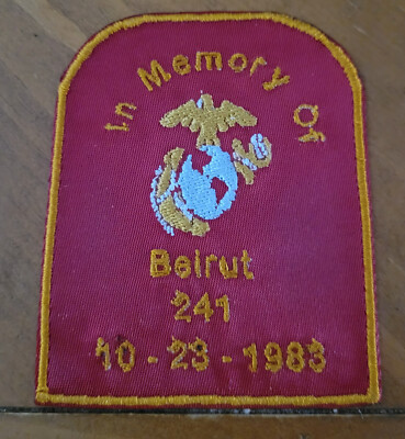 Beirut In Memory of 241 - Military - Sew On/Iron On Patch 10348 | eBay