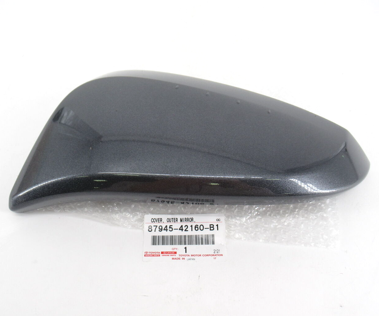 Genuine OEM 2014-2019 Toyota Driver LH Outer Mirror Gray Cover ...