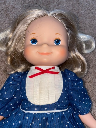 1981 My Friend Mandy doll #215 Fisher-Price original blue dress SHE CAN ...