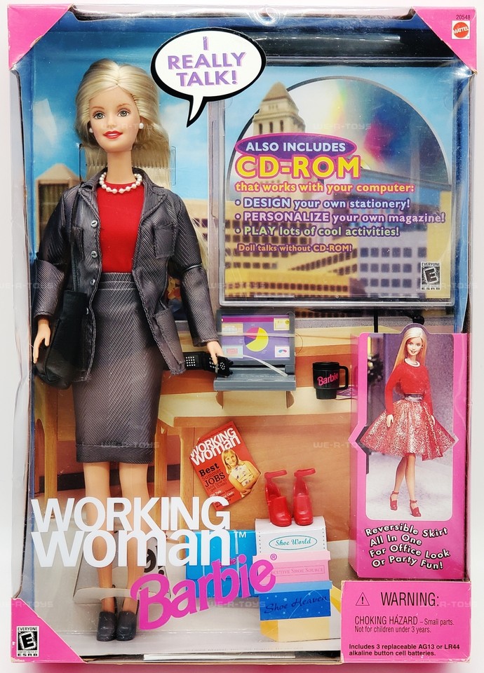Working Woman Talking Barbie Doll with CD-ROM 1999 Mattel No. 20548 | eBay