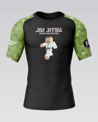 Warrior Spirit BJJ Craft Kids and Adult Rash Guard MMA Jiu jitsu | eBay
