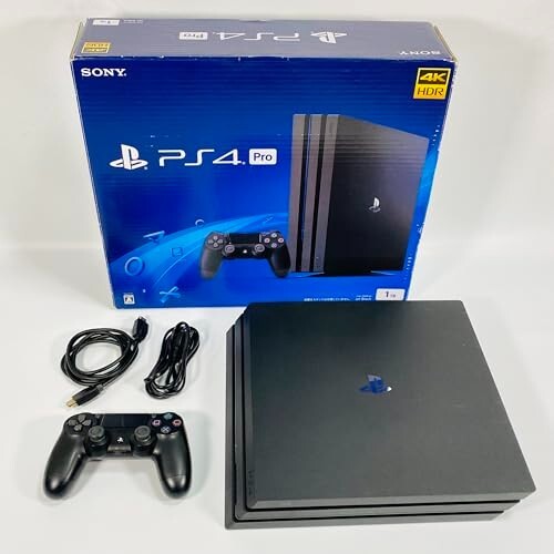 SONY PS4 PlayStation 4 Pro Jet Black 1TB CUH-7200B B01 Free Ship By ...
