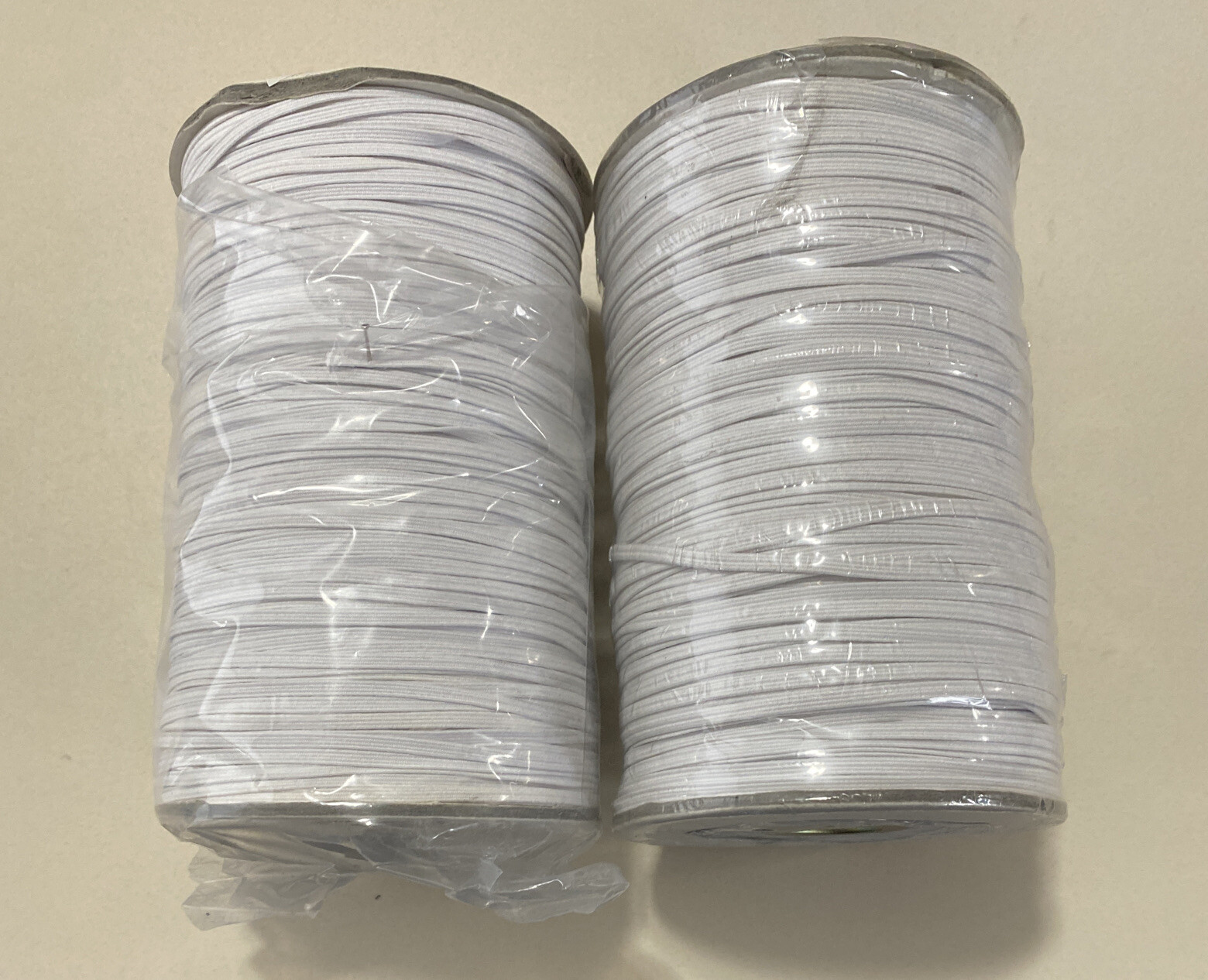 173 Yards Sewing Bungee Cord Braided White Flat Elastic Band Spool 1/8 ...