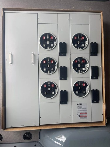 Eaton Multi Meter Pack 1MP6126R, 6 Socket, Bus: 600A NEW | eBay