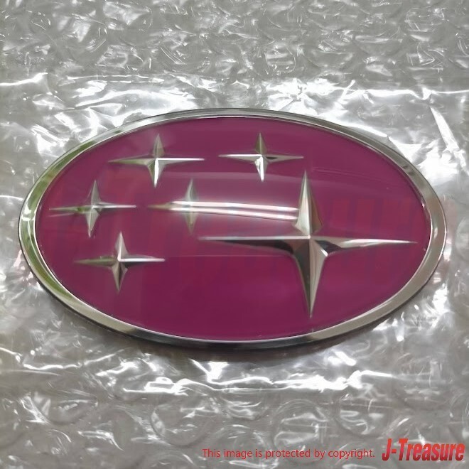 SUBARU IMPREZA WRC GC8 / GF8 Custom Pink Emblem Badge Ornamental Rare ...