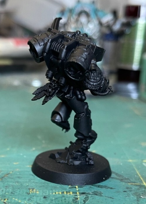Warhammer 40K Space Marine Raven Guard plastic jump pack MKVI champion ...