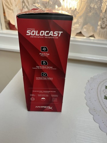 HyperX SoloCast USB Microphone (Black) - PC, MAC, PS4, PS5 | eBay UK