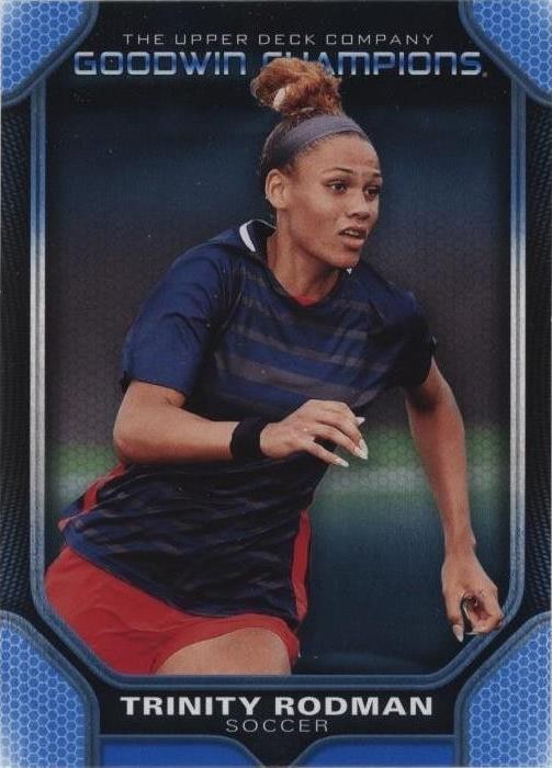 2024 Upper Deck Goodwin Champions - Trinity Rodman #7 Royal Blue for ...