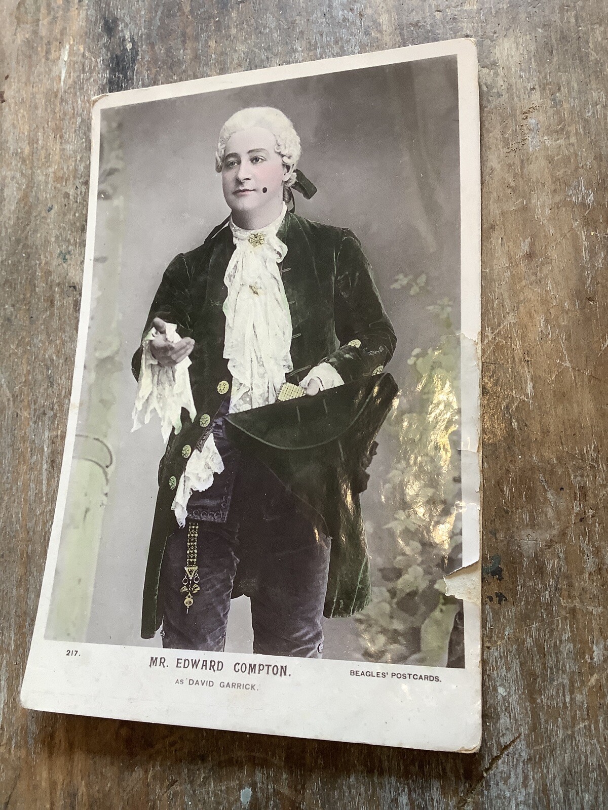 Actor Edward Compton David Garrick Shakespearean Vintage Postcard ...