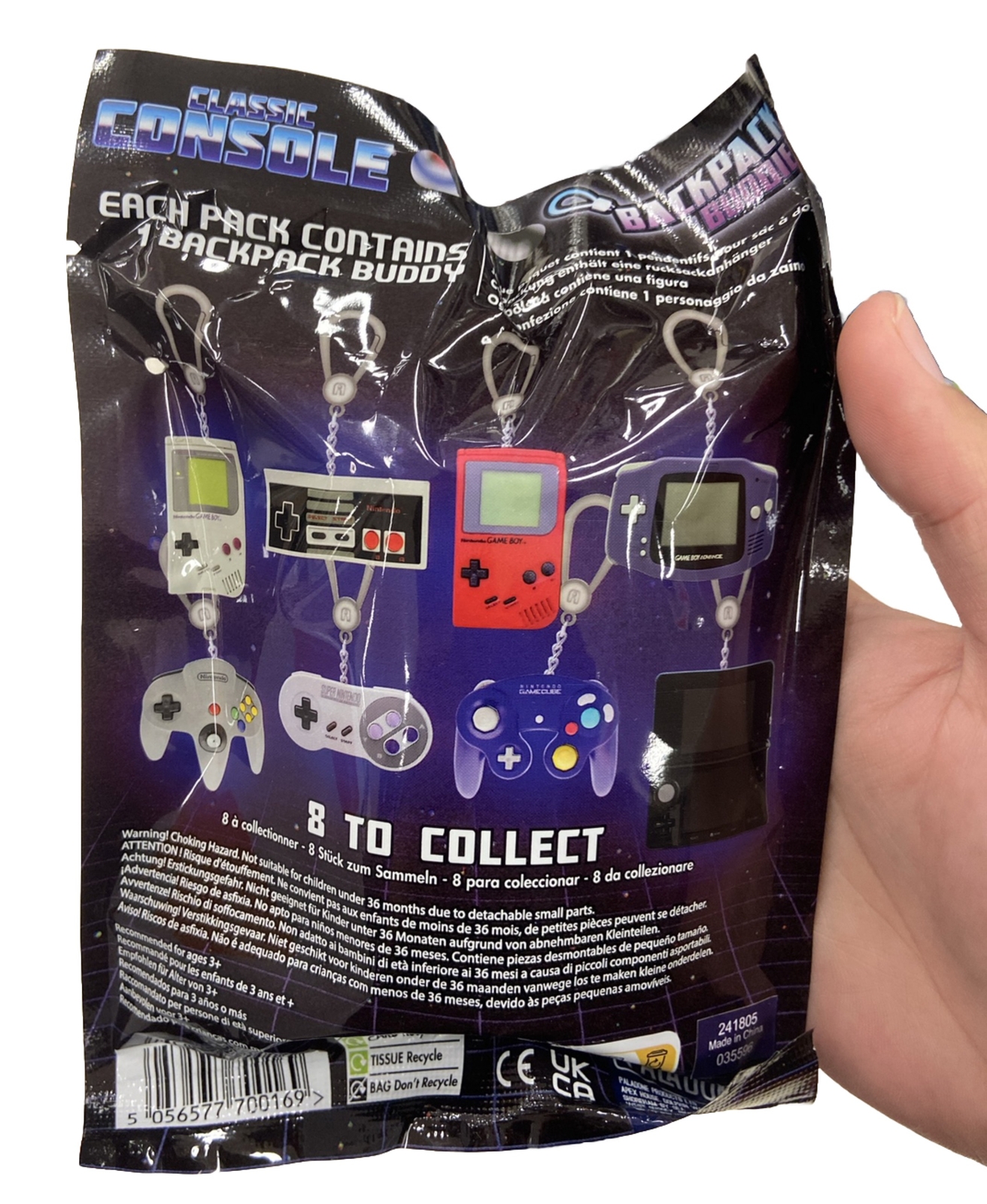 Paladone Classic Nintendo Console Backpack Buddies (BLIND BAG) 8 to ...