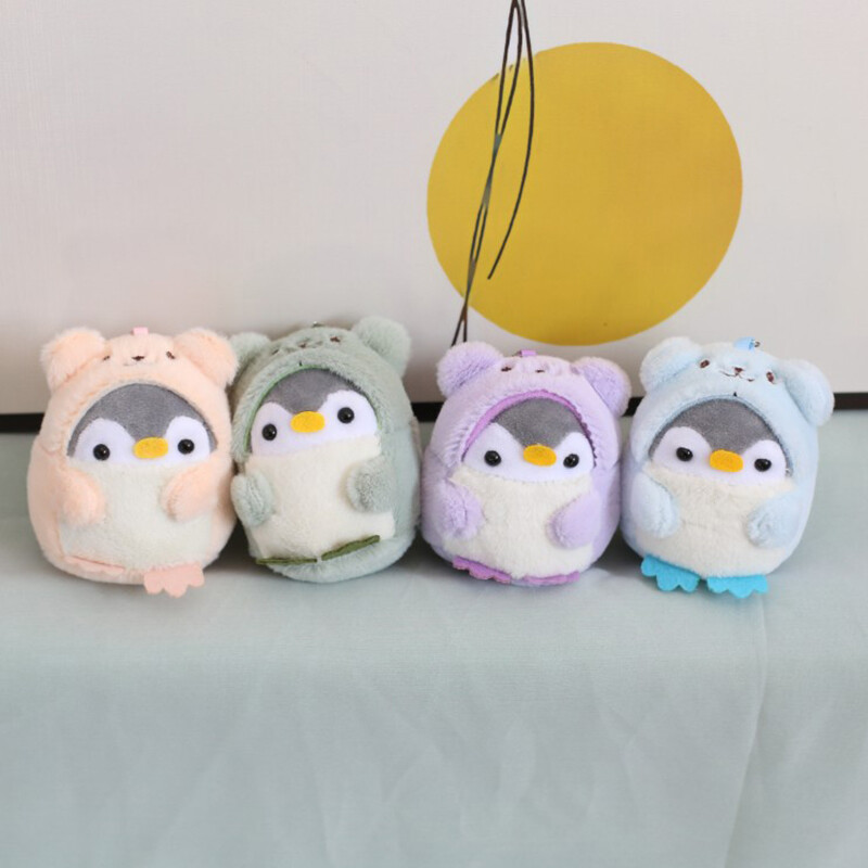 Cute Penguin Doll Keys Keychain Girls Cartoon Car Keyring Kawaii Women ...