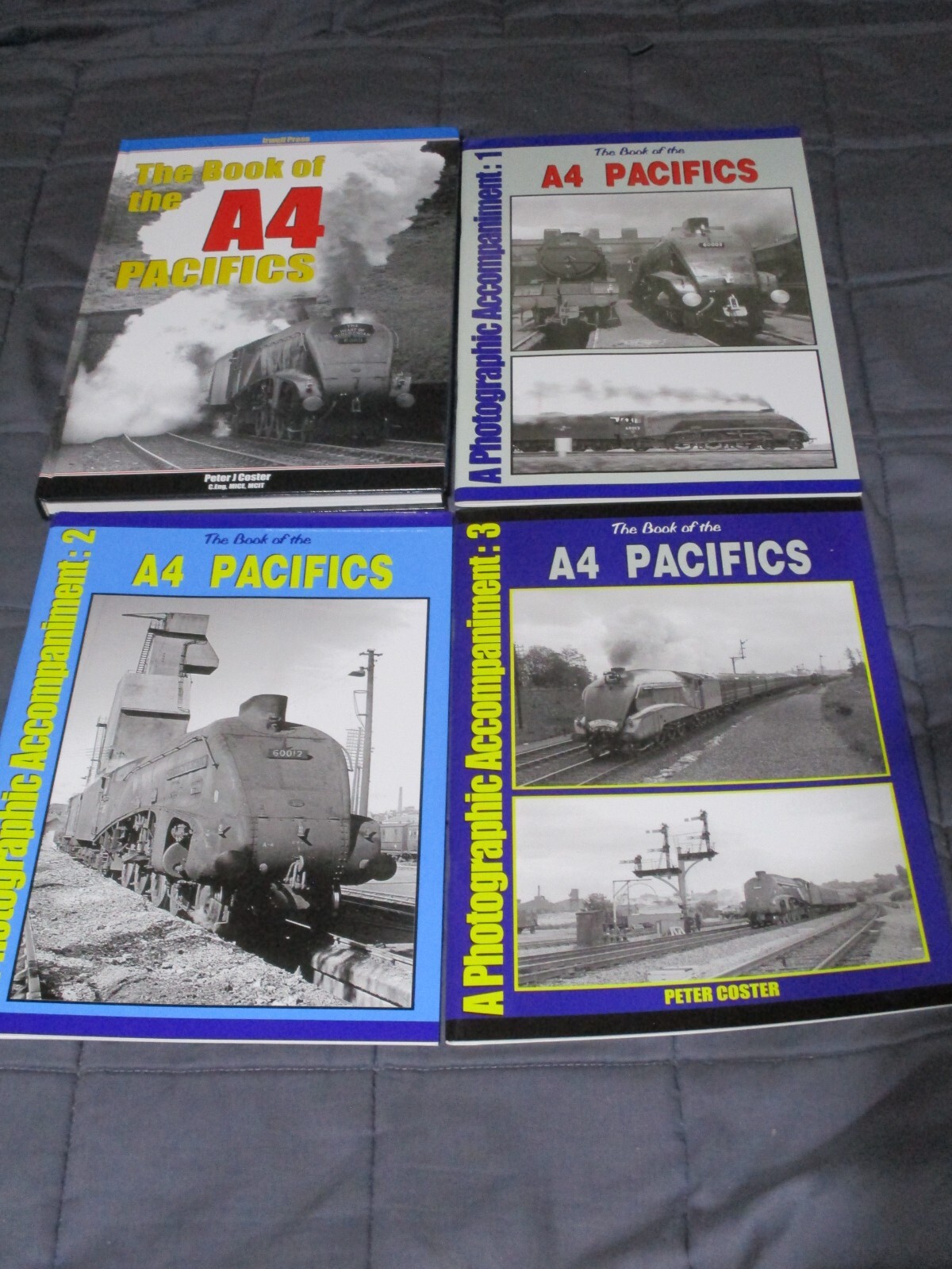 4 Train Books (Peter Coster) Hardback -- The Book of the A4 PACIFICS ...