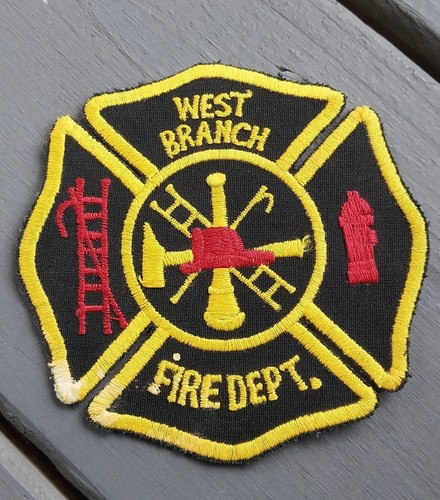 West Branch MI Michigan Fire Dept 4" Patch | eBay