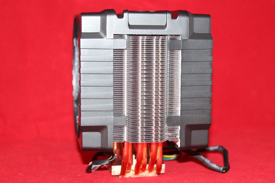 CPU Cooler, Cooler Master V6. With 6 Copper Pipes. Red LED. | eBay