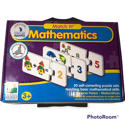 Match It - Mathematics - Complete - 30 Self Correcting Cards Sets | eBay