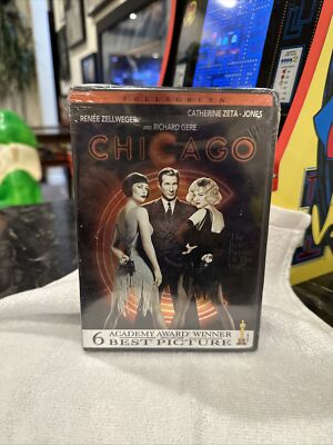 Chicago DVD, Movie 2003 Full Frame Richard Gere Renee Zellweger NEW ...