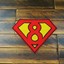 Superman Logo Patch Iron-On Superman Logo Superman Alphabet Super Hero ...