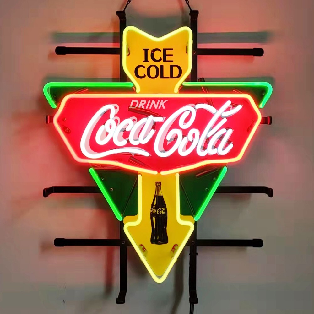 Cola Coke Neon Sign For Bar Pub Club Man Cave Club Room Wall Decor | eBay