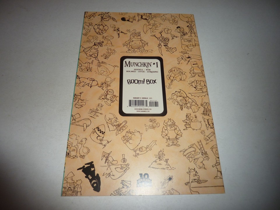 MUNCHKIN #1 BOOM! BOX 2015 Virgin Variant NM- 9.2 | eBay