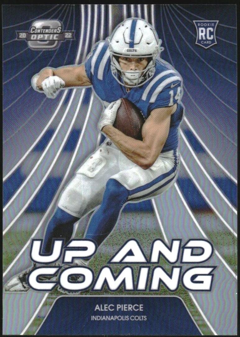 2022 Panini Contenders Optic - Up and Coming Alec Pierce #UC-23 (RC ...