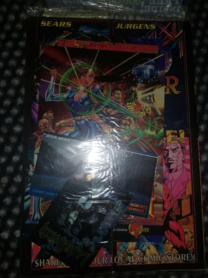 1995 WIZARD #42 Sealed Comic Book Price Guide w/ Free Lady Death +Star ...