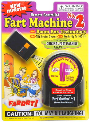 Fart Machine 'No.2' ~ Remote Controlled Fart Noises! ~ Joke Prank ...