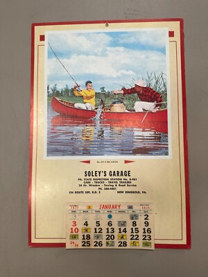 1971 Soley's Garage - PA State Inspection Station Calendar - New ...