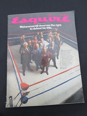 Esquire Magazine November 1969 Muhammad Ali Deserves Right to Defend ...