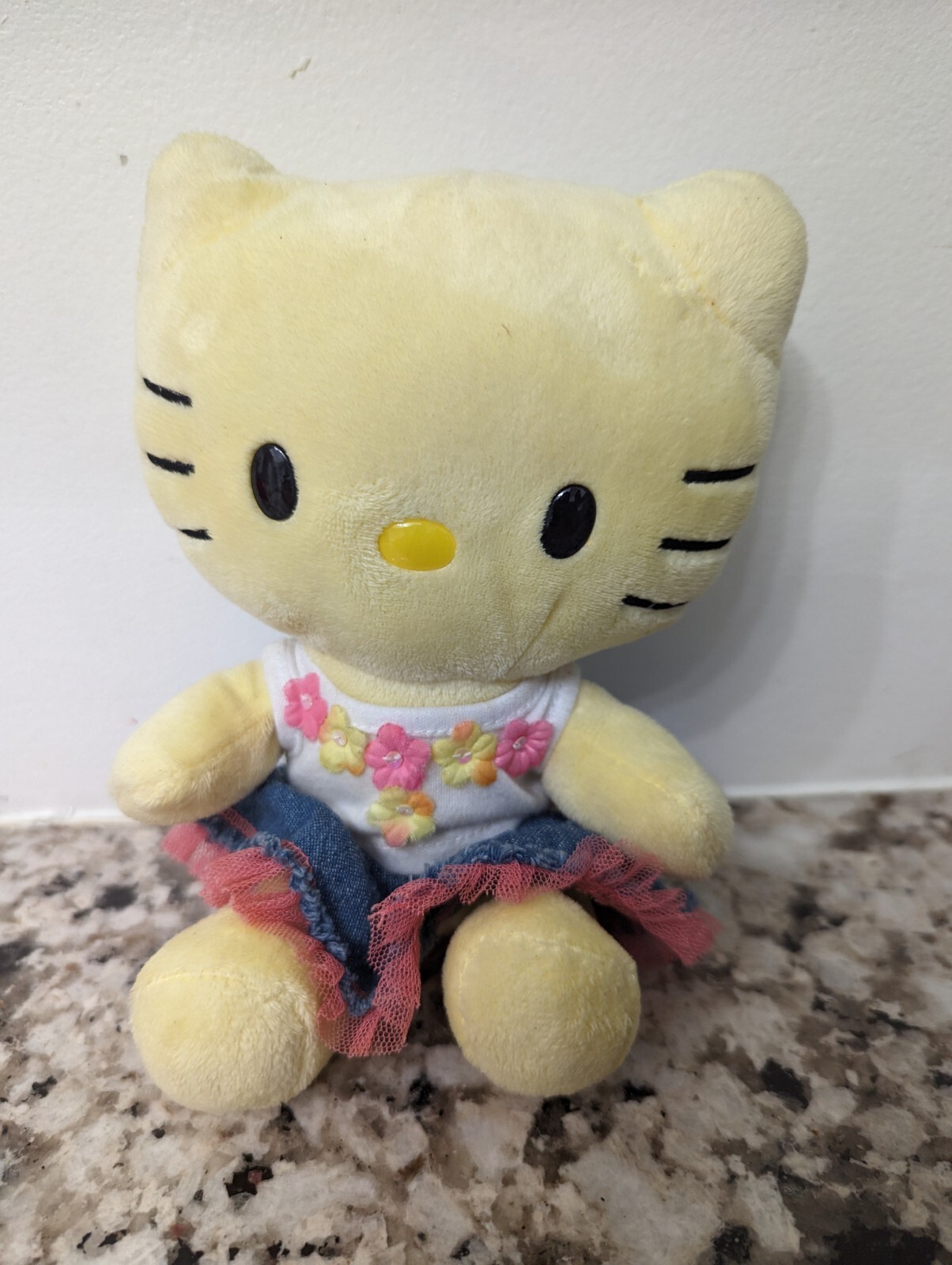 Build a Bear Yellow Hello Kitty Buddies Smallfrys 7in. Mini Plush 2013 ...