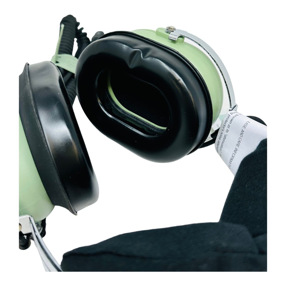 DAVID CLARK MODEL H10-13H (P/N 12507G-45)HELICOPTER AVIATION HEADSET ...