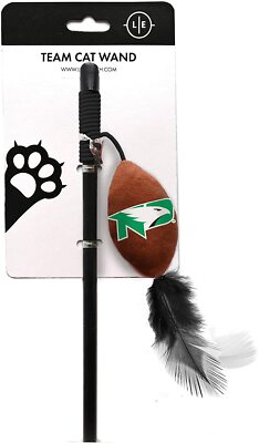 NORTH DAKOTA FIGHTING SIOUX CAT FOOTBALL TOY WAND INTERACTIVE TEASER | eBay