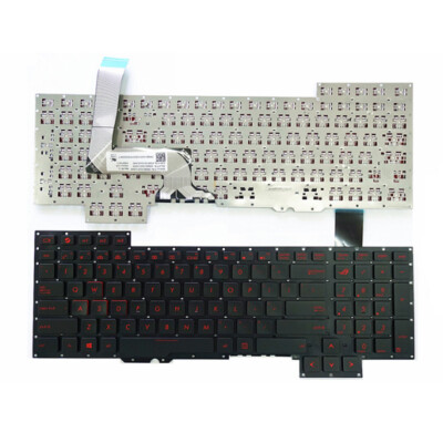 New for Asus G751J G751JL G751JM G751JT G751JY Laptop US Keyboard RED ...