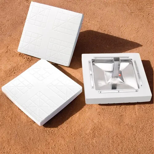 Macgregor Professional Baseball Bases W/Anchors Set of 3 With Ground ...