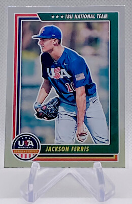 2022 Panini USA Stars & Stripes Jackson Ferris Silver Foil #95 ...