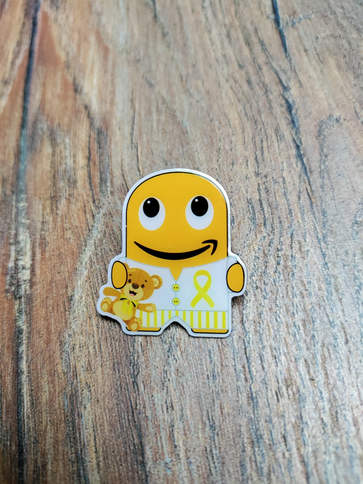 New Amazon Peccy Employee Pin Children's Cancer Awareness 2021 Swag ...
